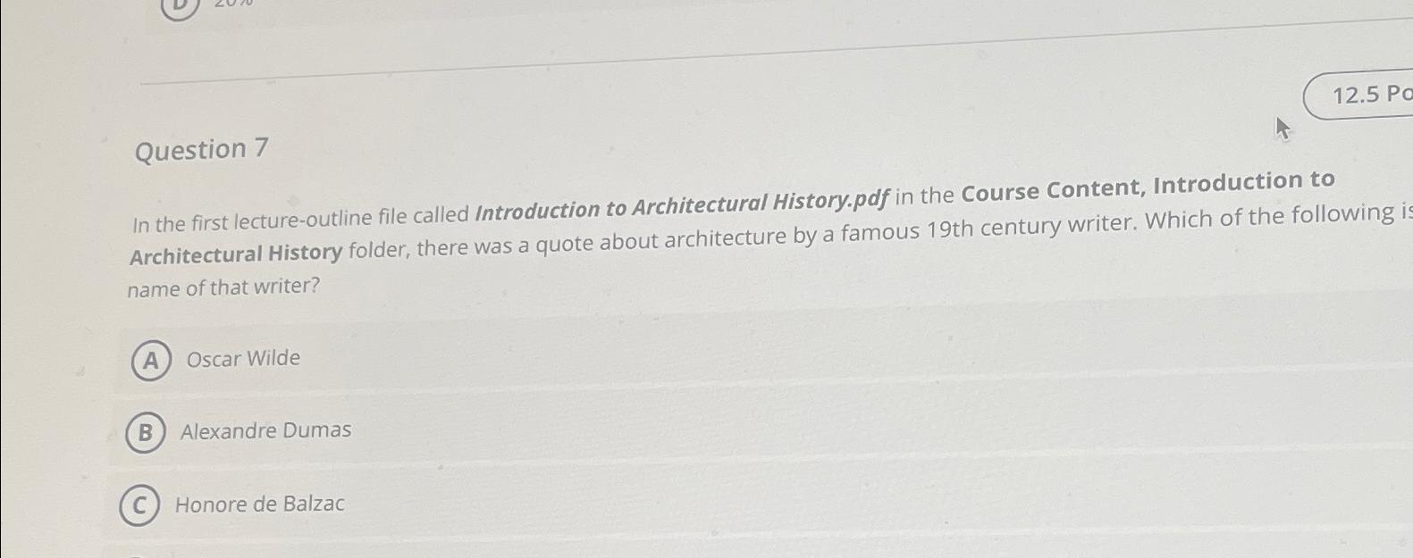 Solved Question 7In the first lecture-outline file called | Chegg.com