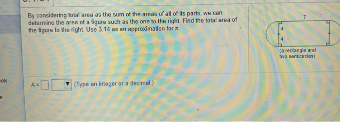 Solved By considering total area as the sum of the areas of | Chegg.com
