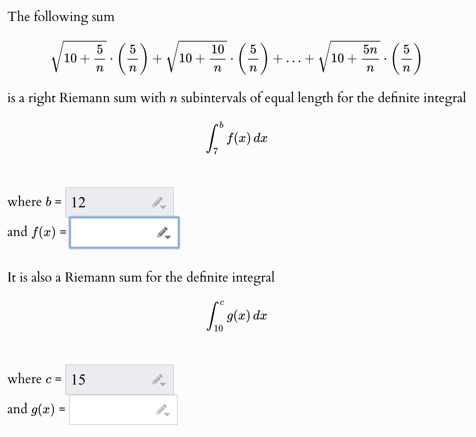 Solved The following | Chegg.com