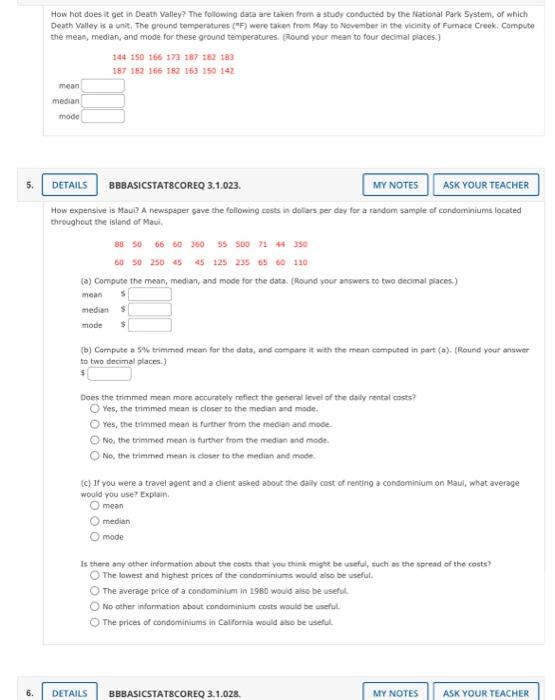 Solved In this probleth, we eaplone the nifict on the menh, | Chegg.com