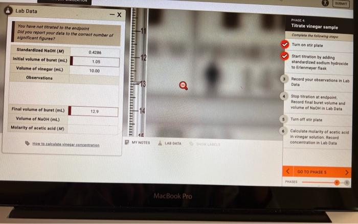 Solved LOUCTION LABORATOAY SIMULATION Lab Data You have not | Chegg.com