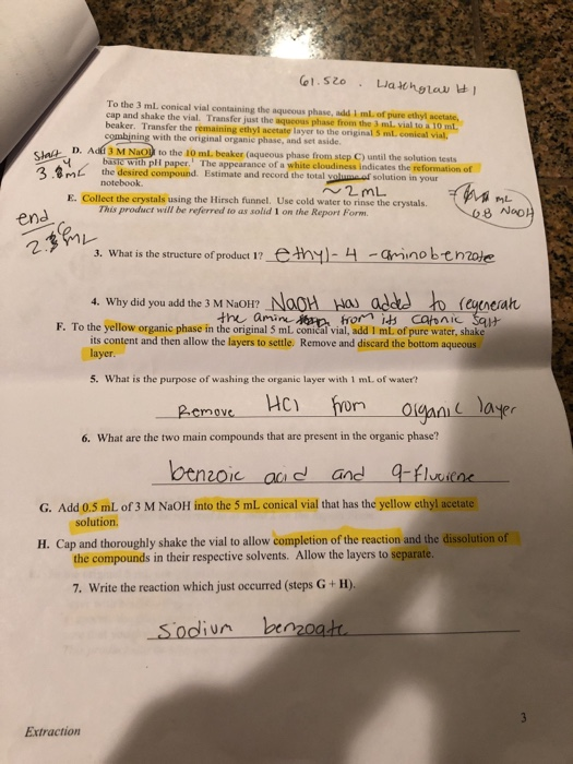 Solved Separation Of A Three Component Mixture By Extraction