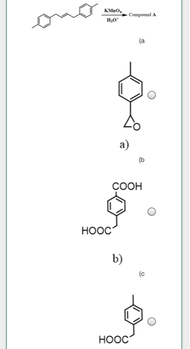 Solved KMnO Compound A mad COOH HOOC HOOC | Chegg.com