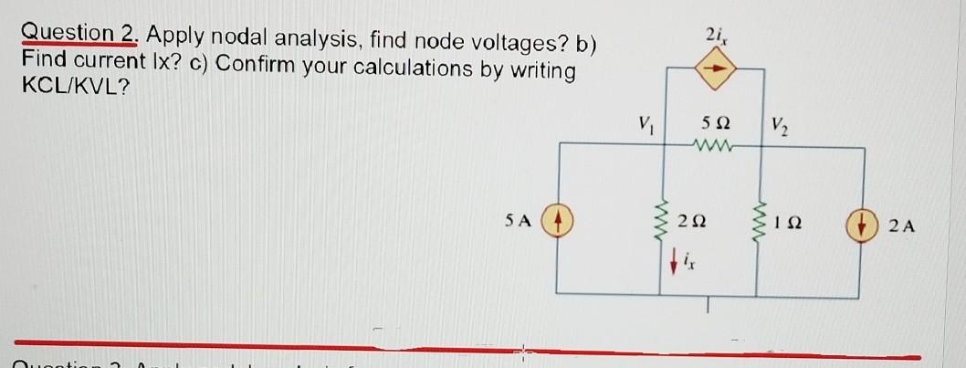 Solved Question 2. Apply nodal analysis, find node ve Find | Chegg.com Solved Question 2. Apply nodal analysis, find node ve Find | Chegg.com