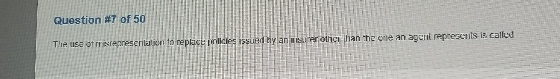 Solved Question #7 ﻿of 50The use of misrepresentation to | Chegg.com