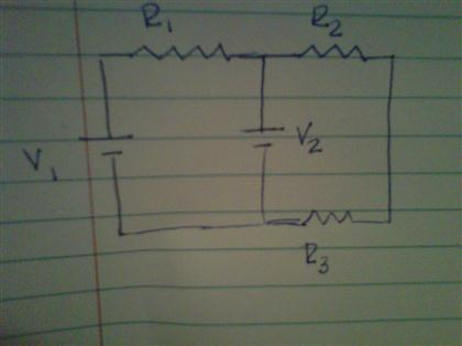 Solved here, R1= 100 ohms, R2= 150 ohms, R3= 200 ohms, V1= | Chegg.com