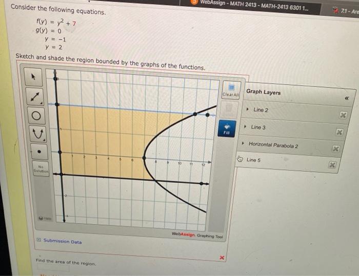 Solved 71 - Are WebAssign - MATH 2413 - MATH-2413 63011... | Chegg.com