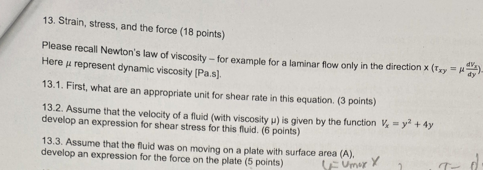 Solved Strain, stress, and the force (18 ﻿points)Please | Chegg.com