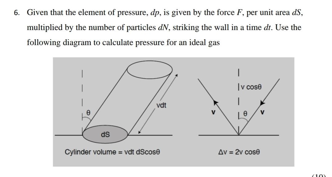 Solved Given that the element of pressure, dp, ﻿is given by | Chegg.com