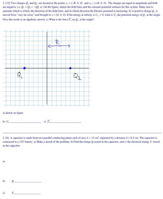 Solved Please answer both questions (1 and 2). Show all work | Chegg.com