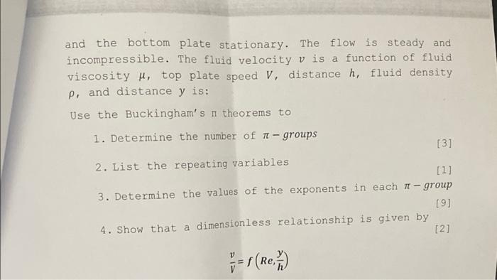 Solved b. Consider fully developed flow between two infinite | Chegg.com