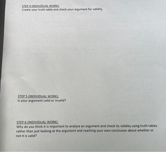 Solved STEP 1 (IN CLASS - GROUP WORK): Within your group, | Chegg.com