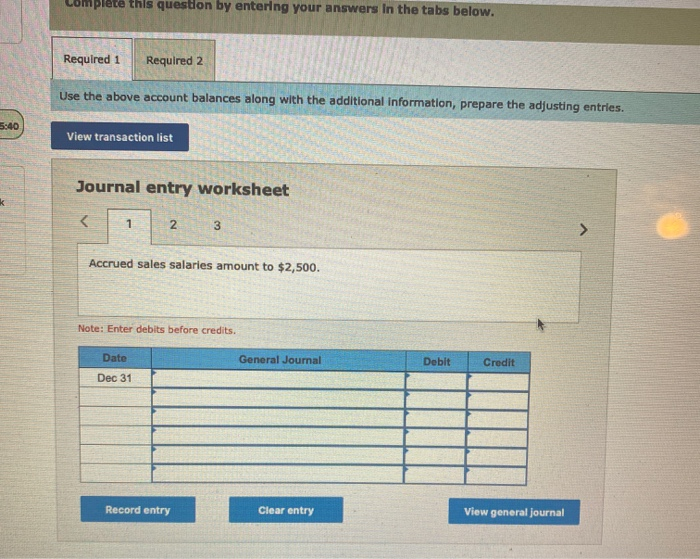 Solved The following list includes selected permanent | Chegg.com