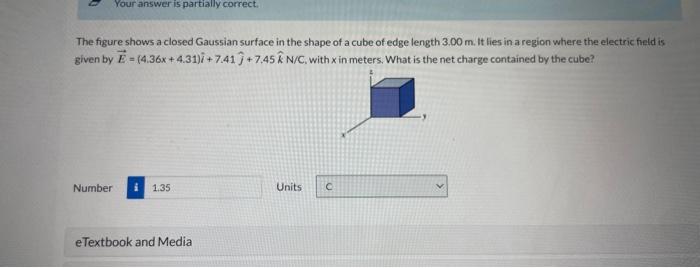 Solved The figure shows a closed Gaussian surface in the | Chegg.com