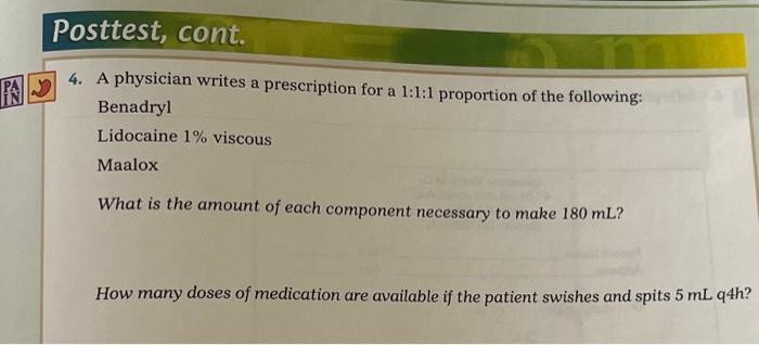 Solved Rx: amoxicillin 125 mg/5 mL susp Sig: 300 mg po q8h x | Chegg.com