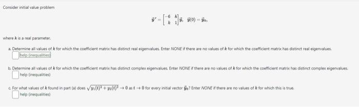 Solved transcript a. Determine all values of for which the | Chegg.com