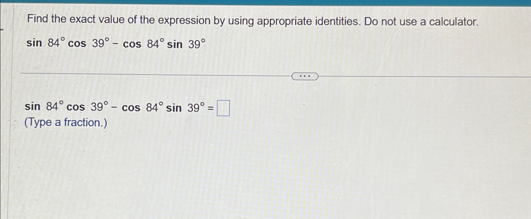 Solved Find the exact value of the expression by using | Chegg.com