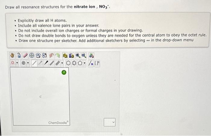 Draw all resonance structures for the nitryl chloride | Chegg.com