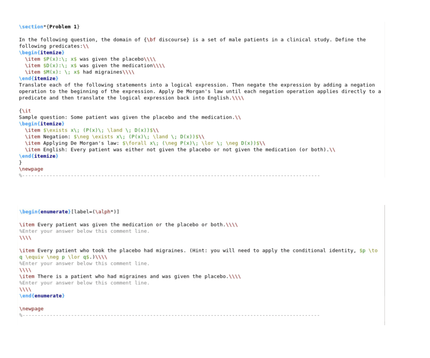 Solved Please give the answer in the code as same as in the | Chegg.com