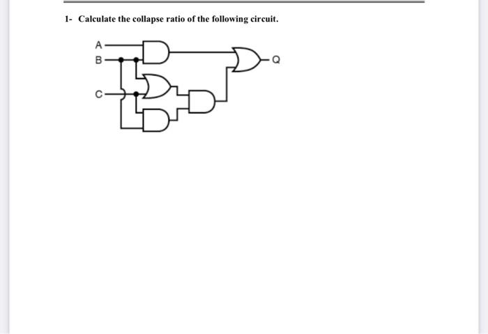 Solved 1- Calculate the collapse ratio of the following | Chegg.com