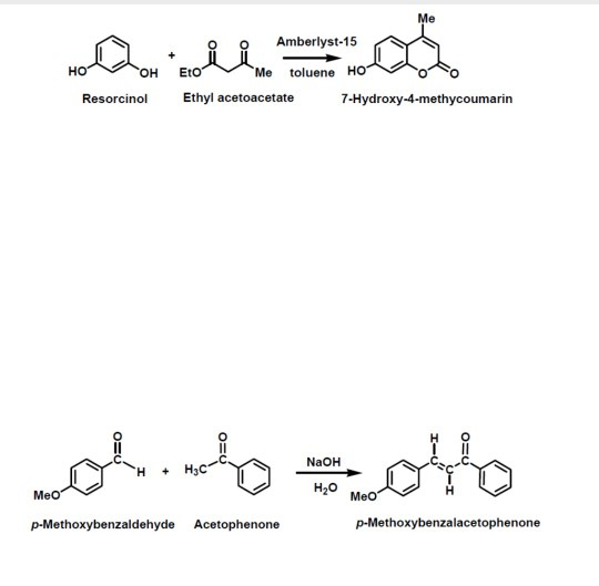 Solved Resorcinol Ethyl acetoacetate | Chegg.com