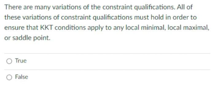 Solved There are many variations of the constraint | Chegg.com