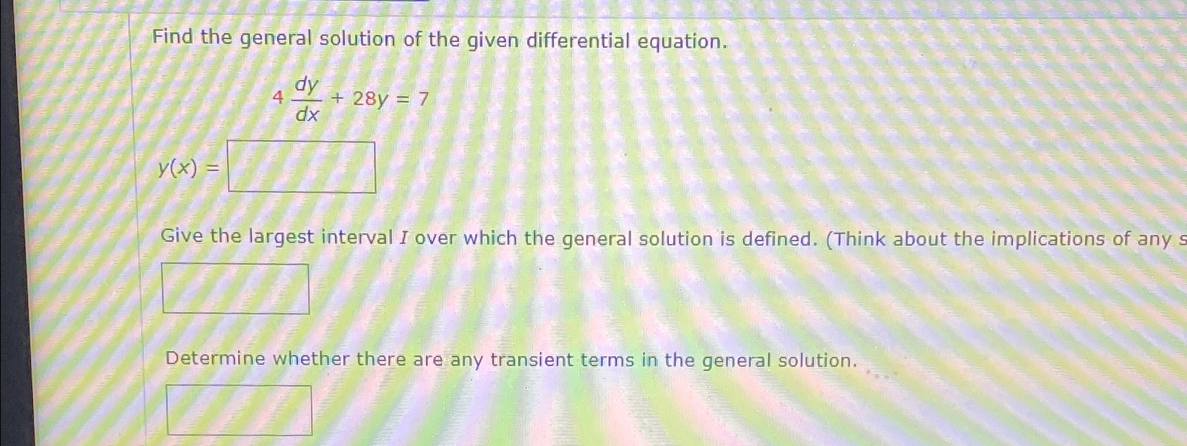 Solved Find the general solution of the given differential | Chegg.com