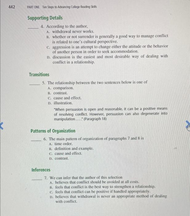 Solved MANAGING CONFLICTS IN RELATIONSHIPS Rudolph F. | Chegg.com