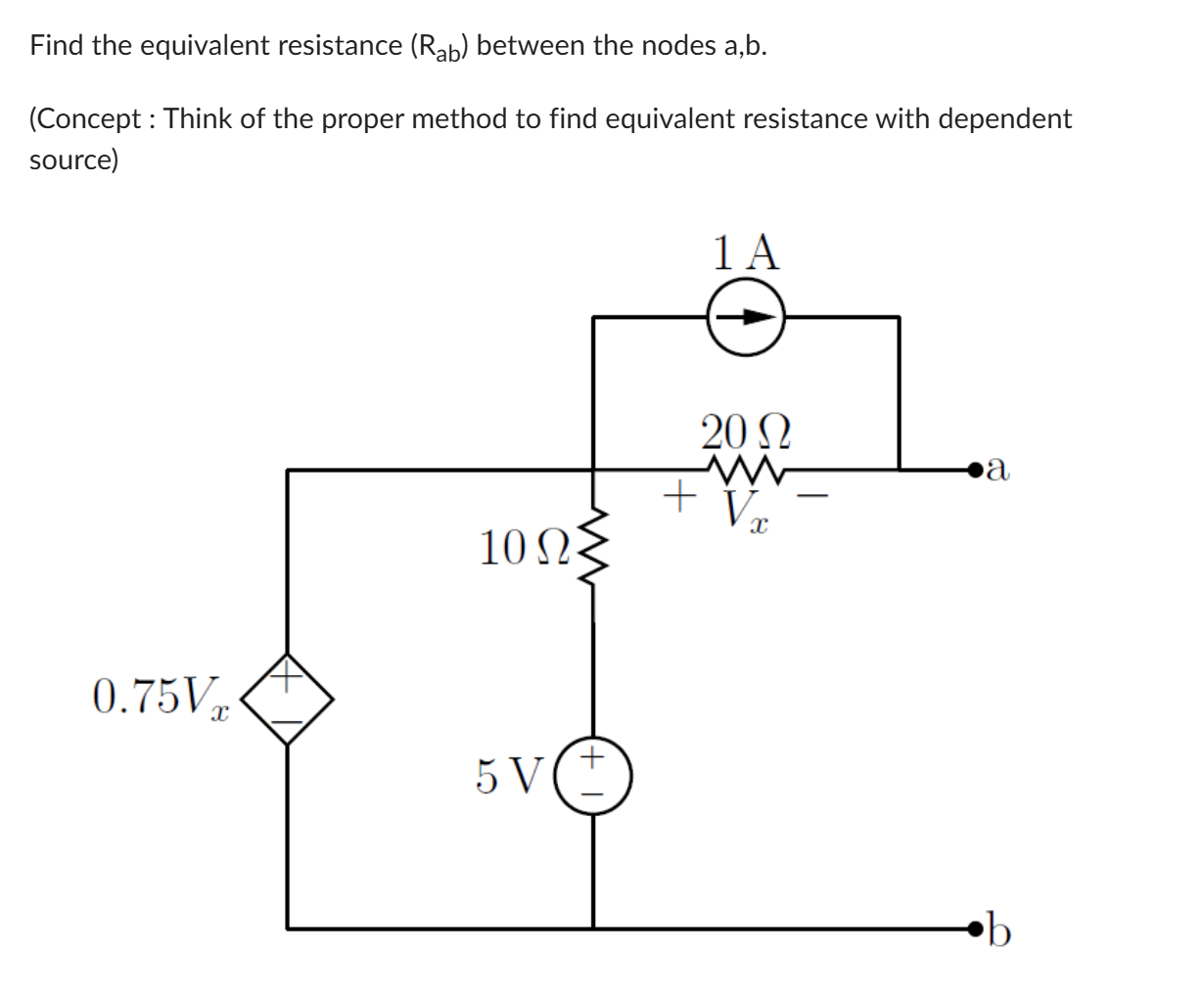 Find the equivalent resistance (Rab) ﻿between the | Chegg.com