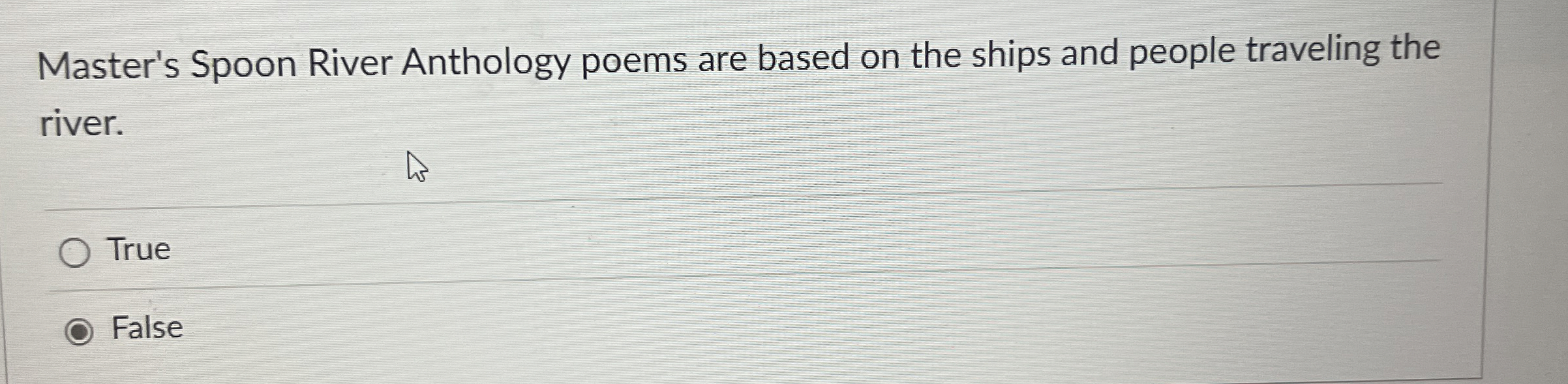 Solved Master's Spoon River Anthology poems are based on the | Chegg.com