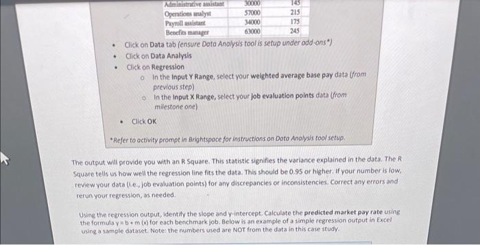 The next task is to create a market pay line by | Chegg.com