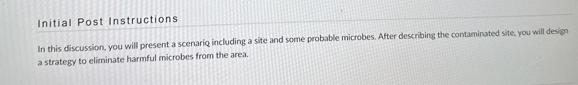 Solved Initial Post InstructionsIn this discussion, you will | Chegg.com