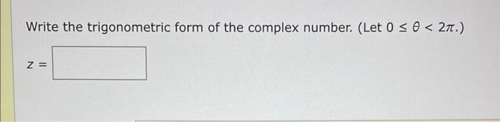 Solved Consider the following complex number. 23(3−i) Plot | Chegg.com