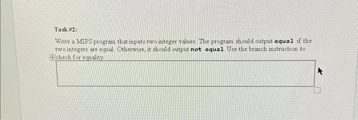 Solved Task 2 Wnte A Mips Program That Inputs Two Integer 4007