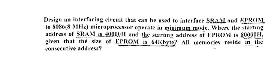 Solved Design an interfacing circuit that can be used to | Chegg.com