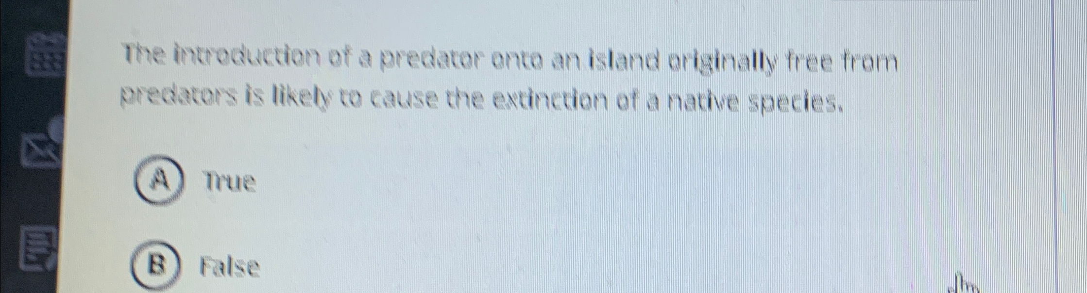 Solved The introduction of a predator onto an island | Chegg.com