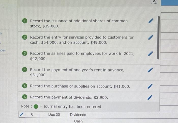 Solved Record the issuance of additional shares of common | Chegg.com