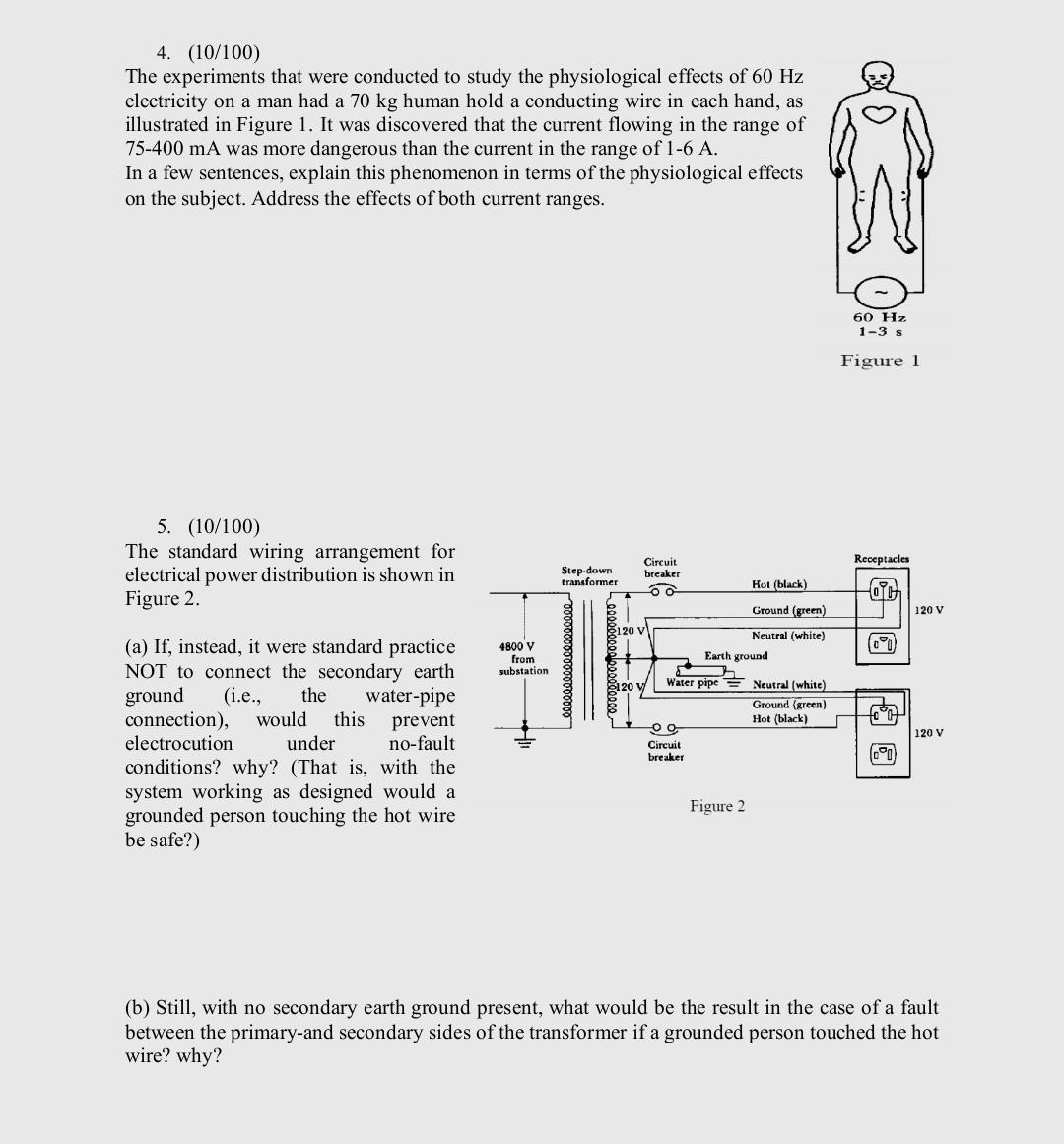 Solved 4. (10/100) The experiments that were conducted to | Chegg.com