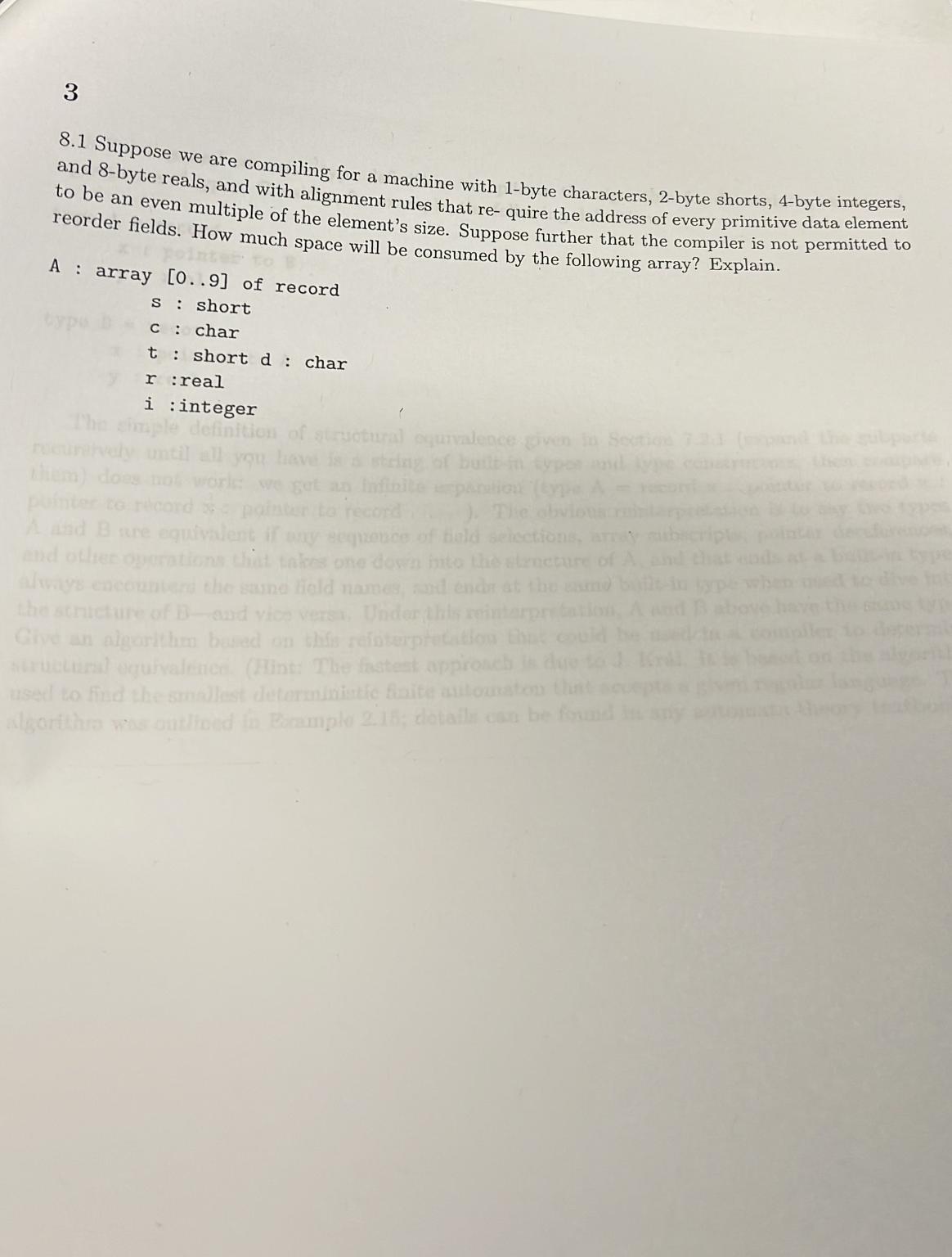 Solved 38.1 ﻿Suppose we are compiling for a machine with | Chegg.com