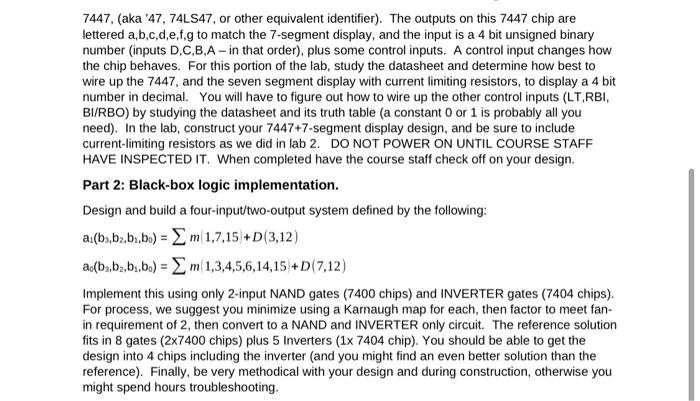 1. Draw a simple chip level diagram of how you will | Chegg.com