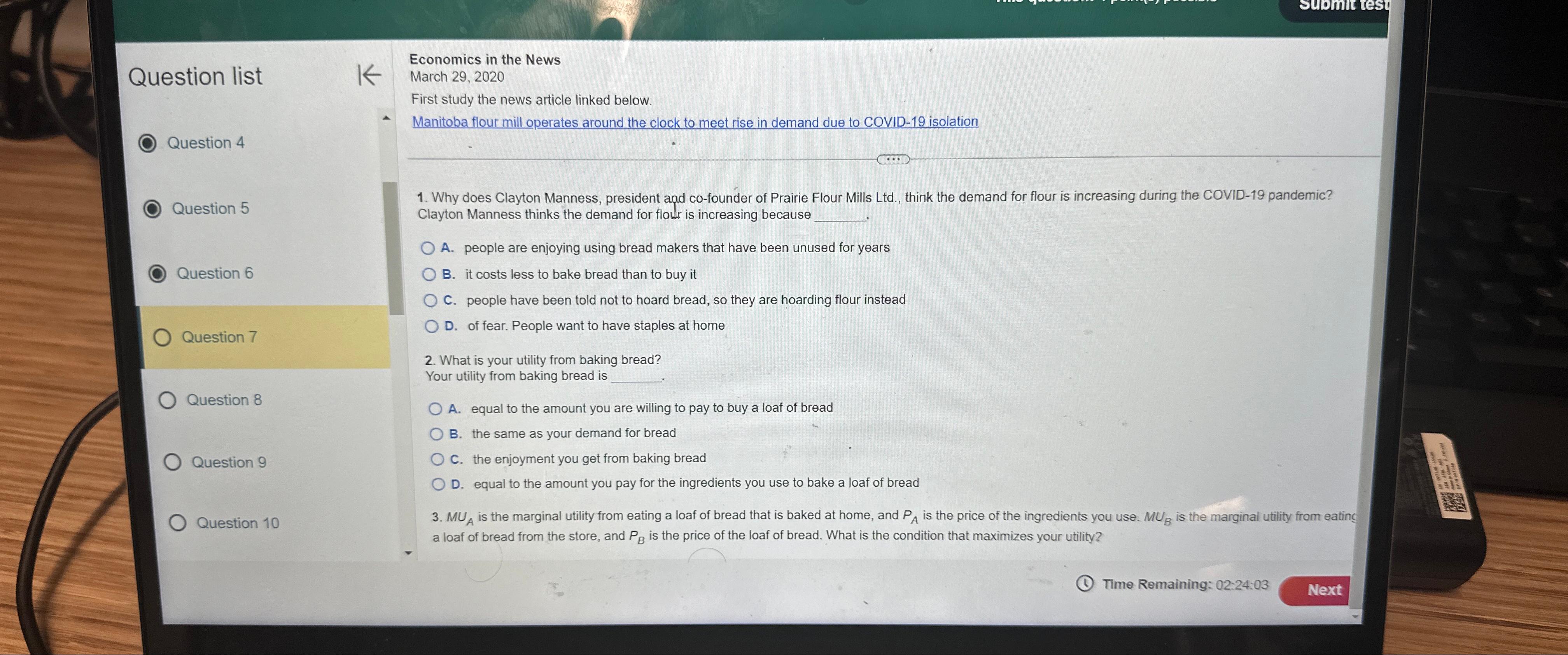 Solved Question listQuestion 4Question 5Question 6Question | Chegg.com
