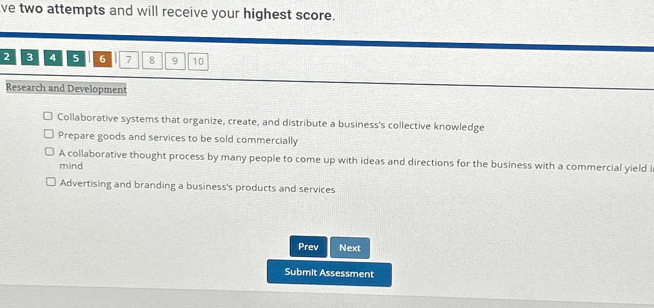 Solved ve two attempts and will receive your highest | Chegg.com