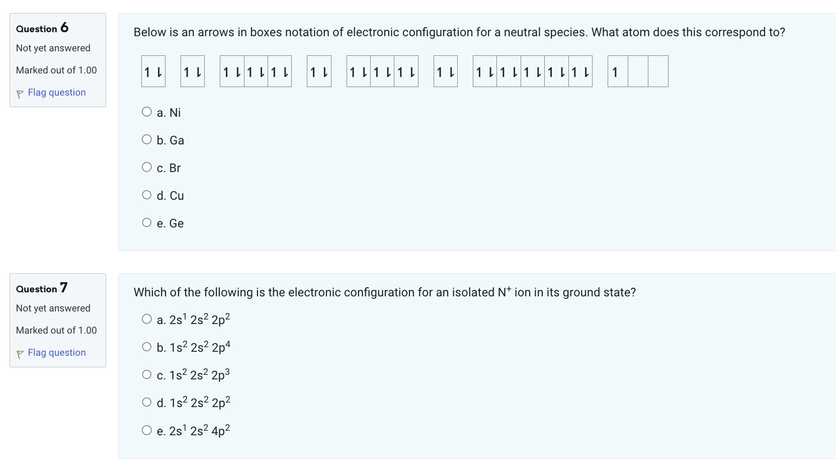Solved Question 6Not yet answeredMarked out of 1.00Flag | Chegg.com Solved Question 6Not yet answeredMarked out of 1.00Flag | Chegg.com
