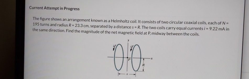Solved Current Attempt in ProgressThe figure shows an | Chegg.com