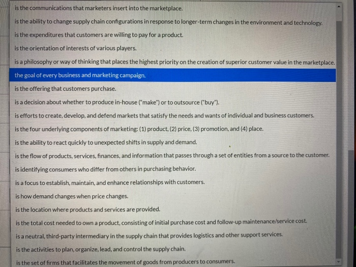 Solved You will be given a list of 20 answers. You will also | Chegg.com