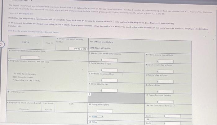 Transaction No. 41 Prepure the Annual Reconoliation | Chegg.com