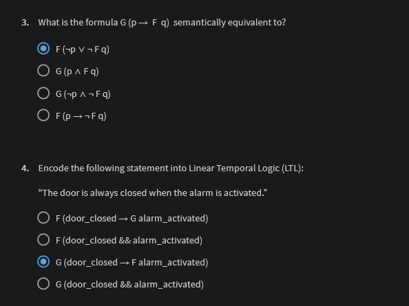 Solved What is the formula q) ﻿semantically equivalent | Chegg.com