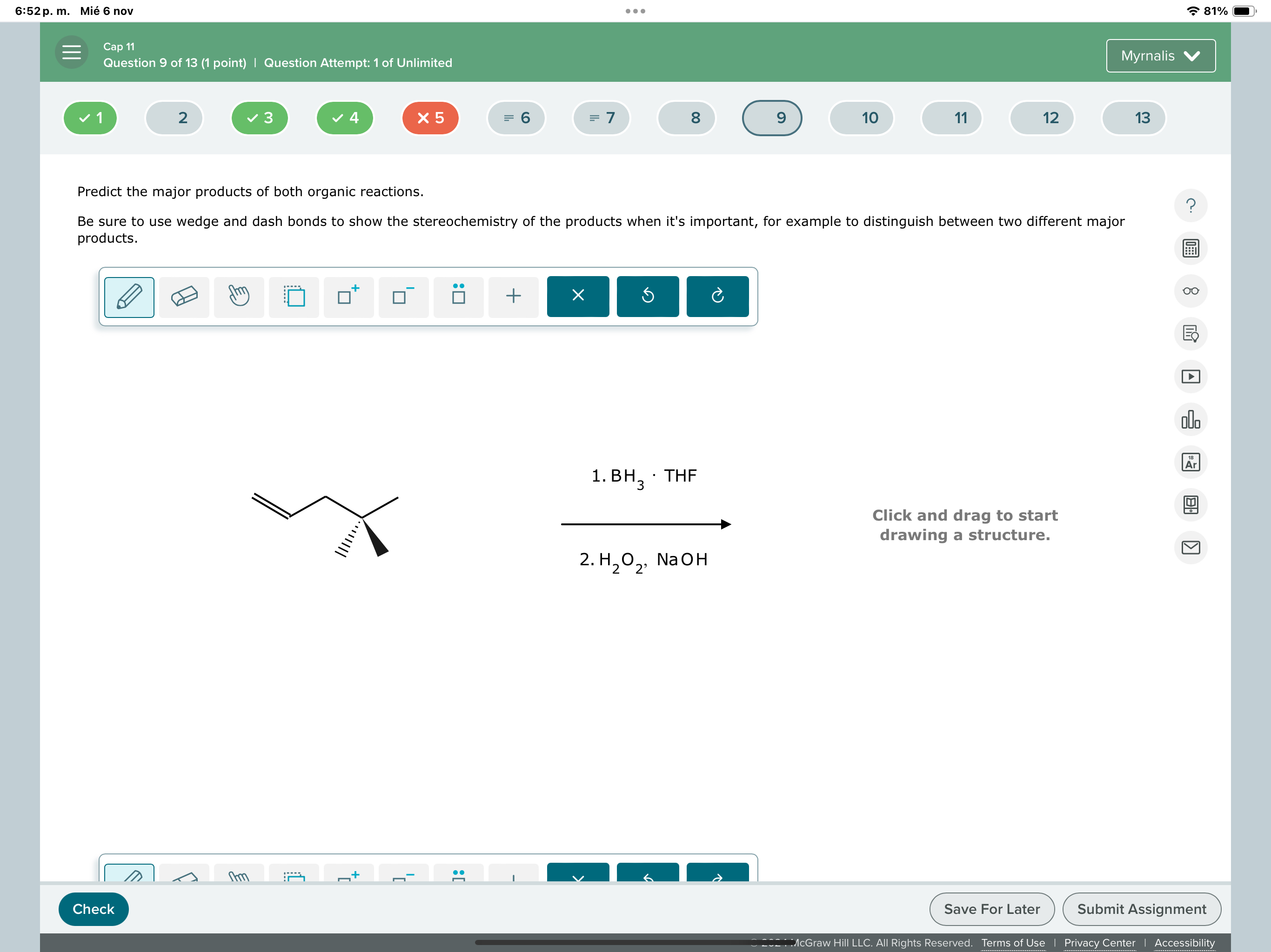 Solved Predict the major products of both organic | Chegg.com