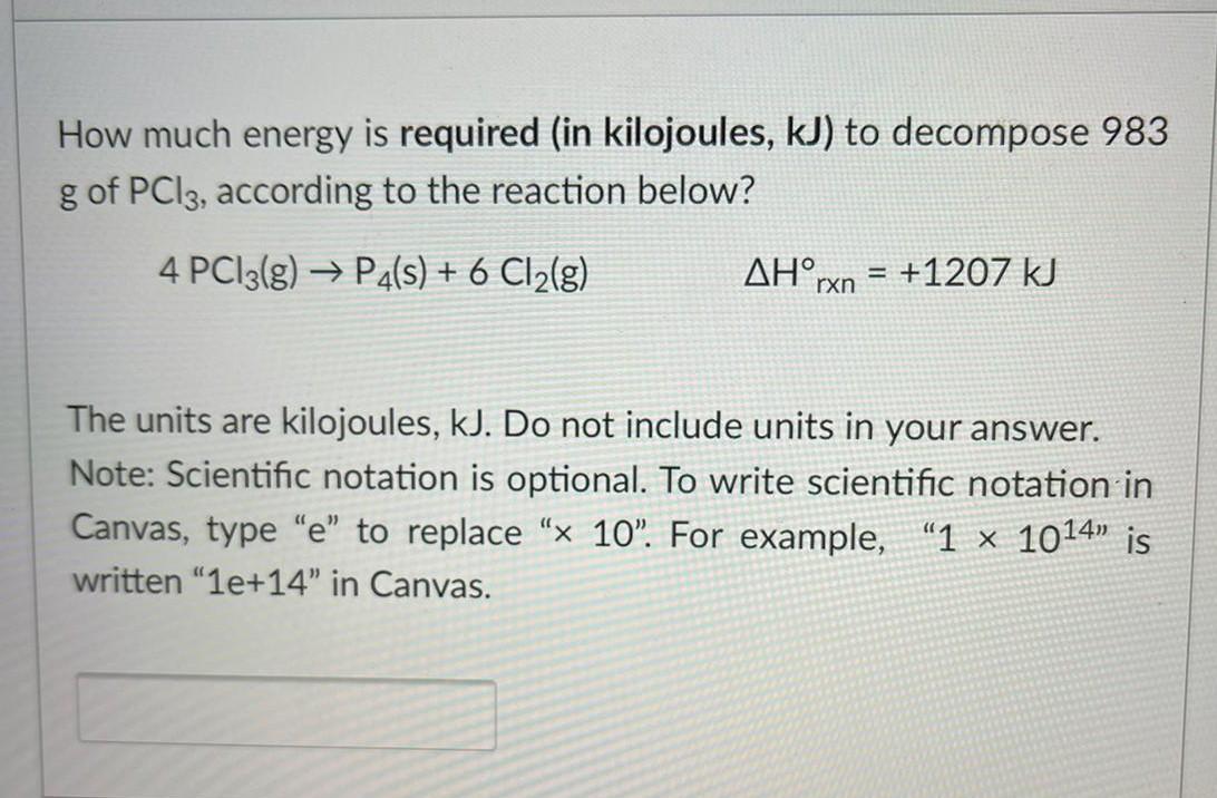 Solved How much energy is required (in kilojoules, kJ) to | Chegg.com