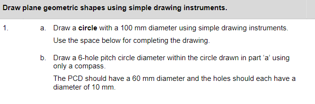 Draw plane geometric shapes using simple drawing | Chegg.com